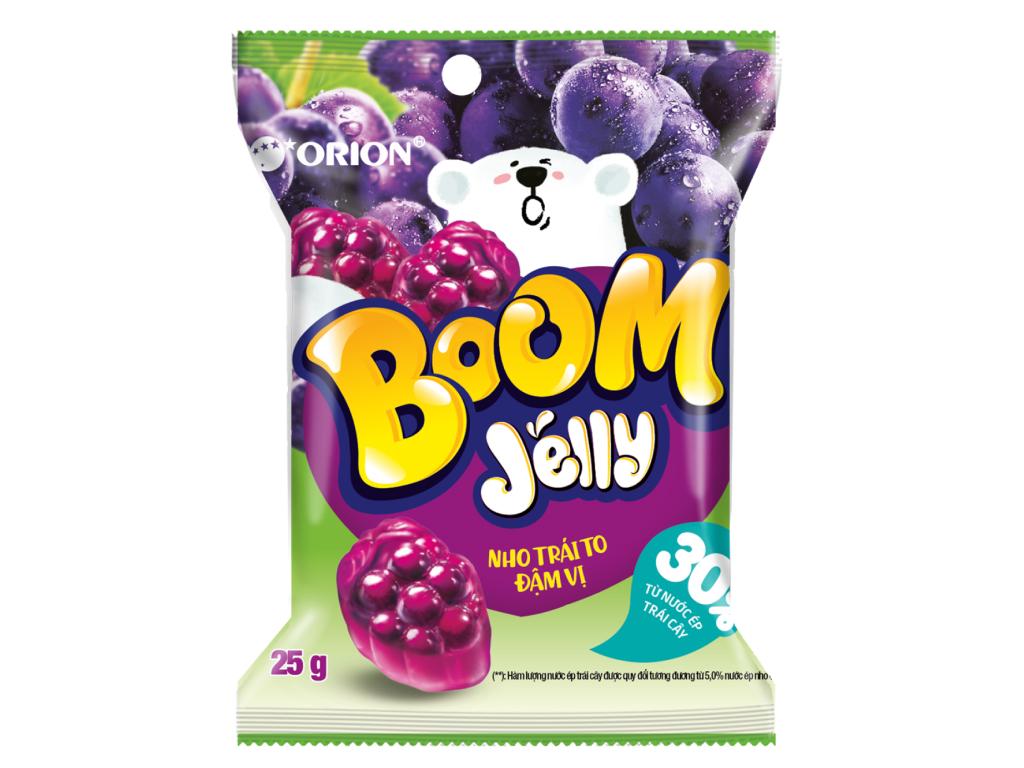 Kẹo dẻo vị nho Orion Boom Jelly gói 25g tại Bách hoá XANH