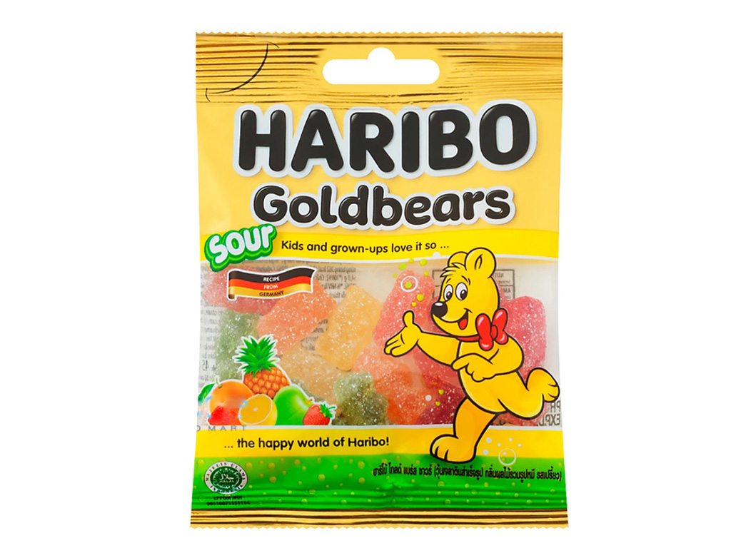 Kẹo dẻo Haribo Goldbears Sour gói 45g tại Bách hoá XANH