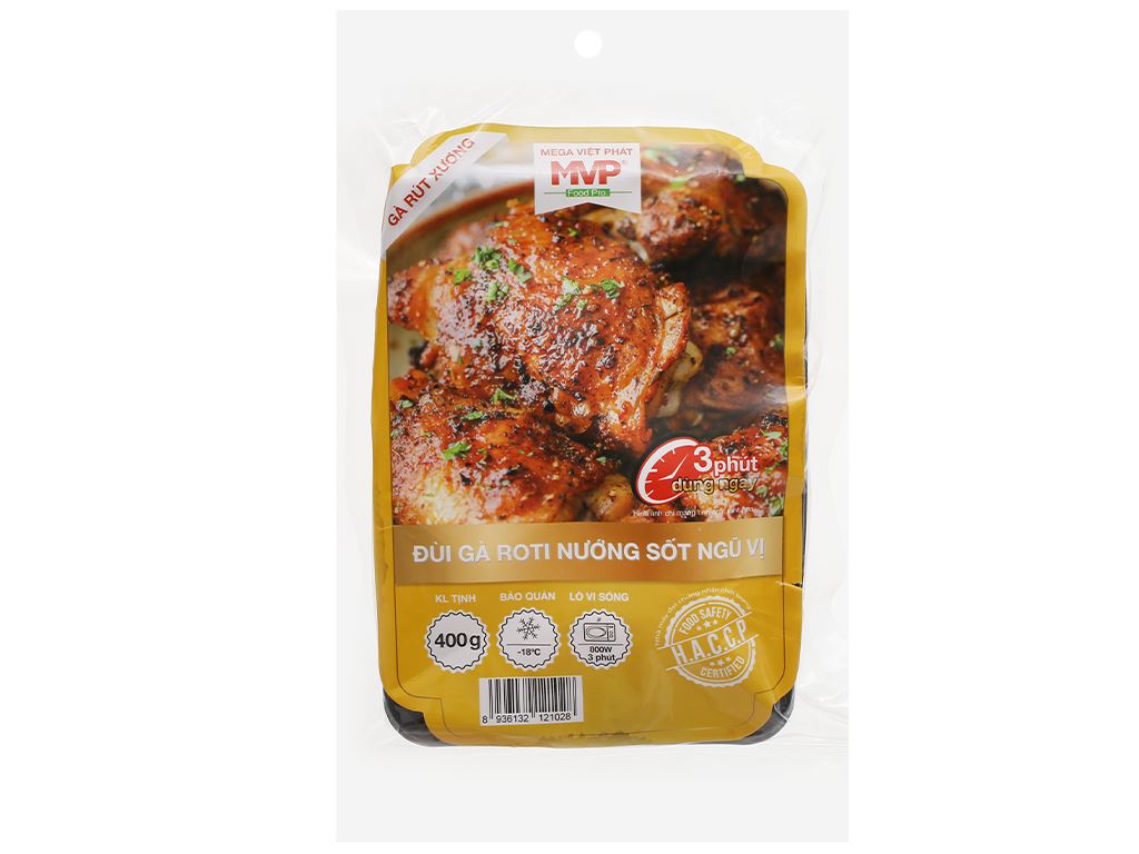 Đùi gà rô ti nướng ngũ vị MVP 400g giá tốt tại Bách hoá XANH
