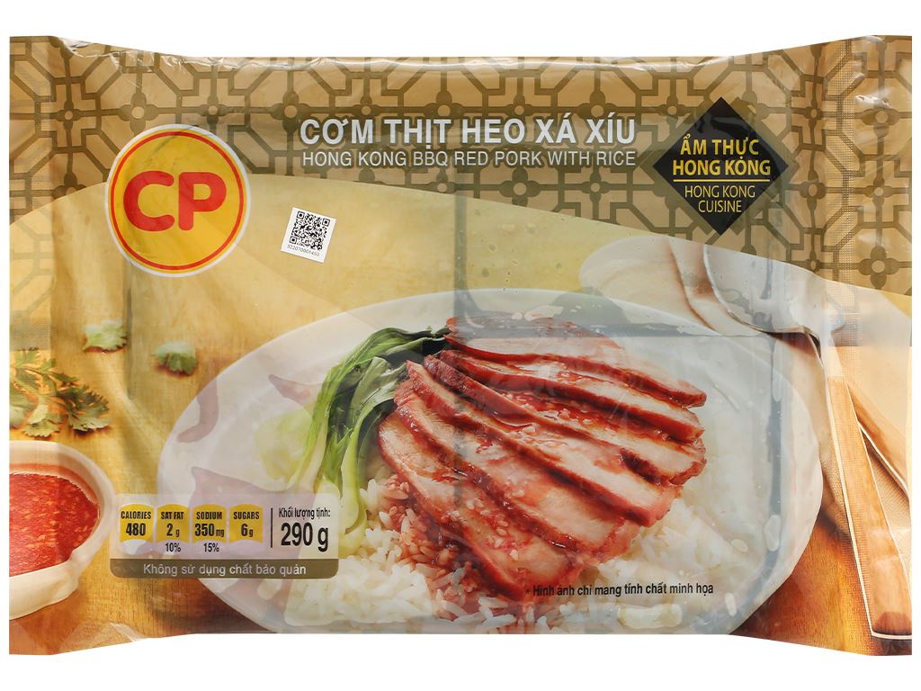 Cơm thịt heo xá xíu C.P gói 290g giá tốt tại Bách hoá XANH
