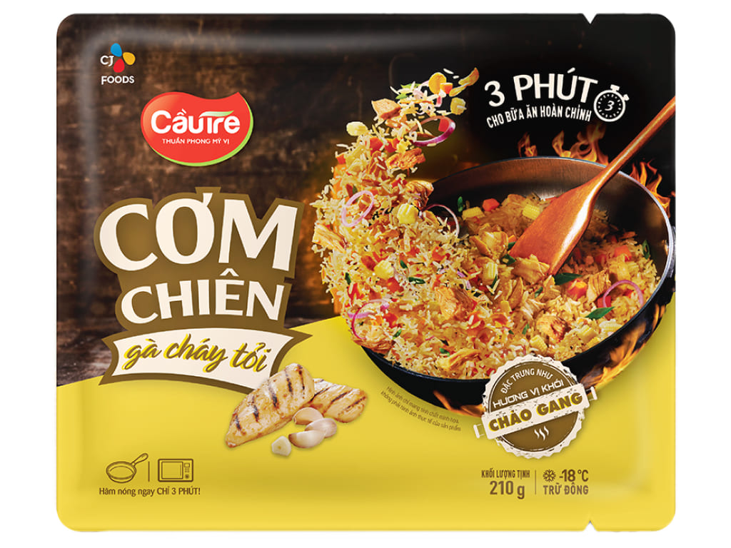 Cơm chiên gà cháy tỏi Cầu Tre gói 210g tại Bách hóa XANH