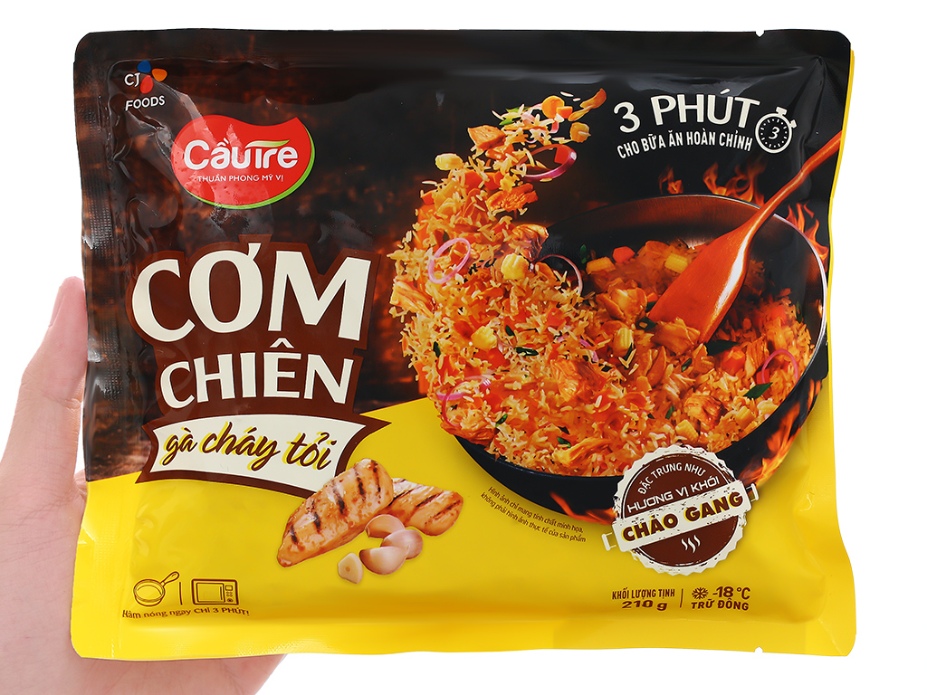 Cơm chiên gà cháy tỏi Cầu Tre gói 210g tại Bách hóa XANH