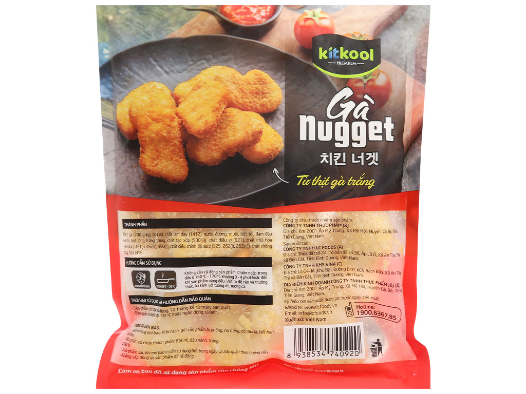 Gà nugget LC FOODS 300g tại Bcahs hóa XANH