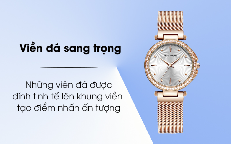 Đồng hồ Nữ Mini Focus MF0194L.04 - Hồng, chính hãng, giá rẻ, mẫu mã mới