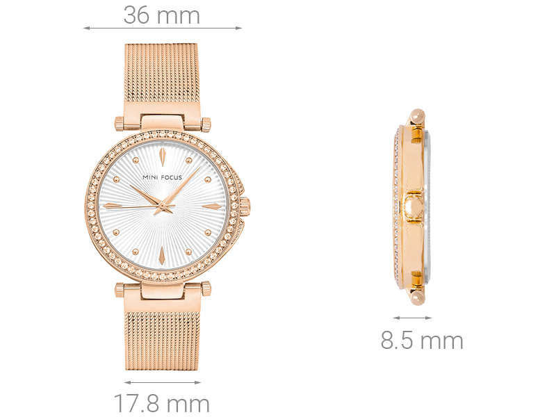 Đồng hồ Nữ Mini Focus MF0194L.04 - Hồng, chính hãng, giá rẻ, mẫu mã mới