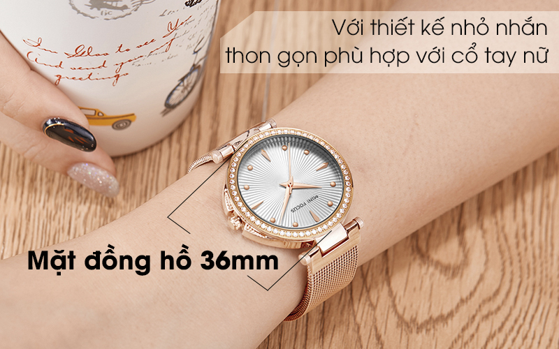 Đồng hồ Nữ Mini Focus MF0194L.04 - Hồng, chính hãng, giá rẻ, mẫu mã mới