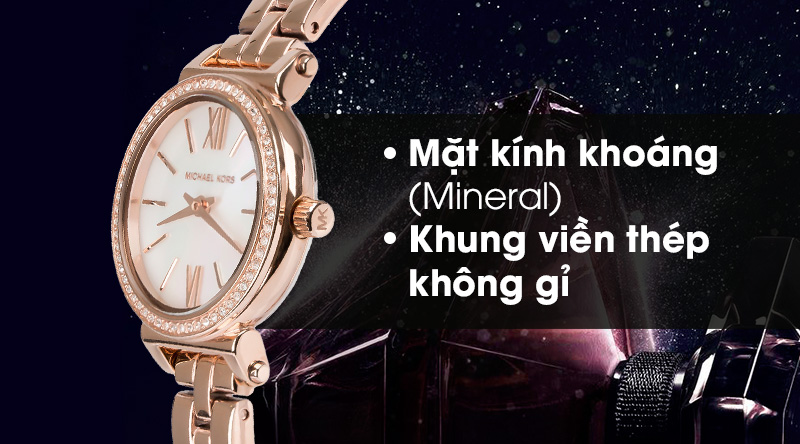 Đồng hồ Nữ Michael Kors MK3834, chính hãng, giá rẻ, mẫu mã mới