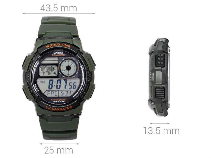Đồng hồ Nam Casio AE-1000W-3AVDF, chính hãng, giá rẻ, mẫu mã mới