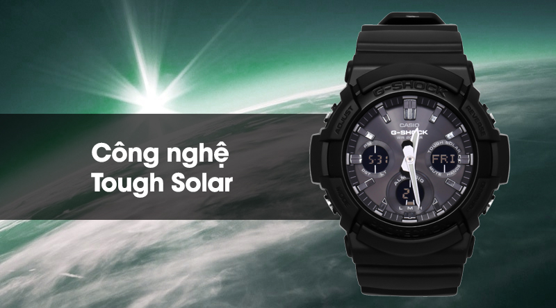 Đồng hồ Nam G-shock GAS-100B-1ADR, chính hãng, giá rẻ, mẫu mã mới