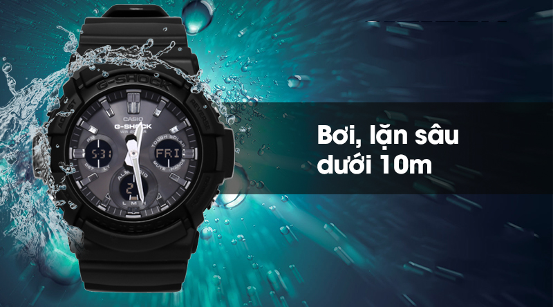 Đồng hồ Nam G-shock GAS-100B-1ADR, chính hãng, giá rẻ, mẫu mã mới