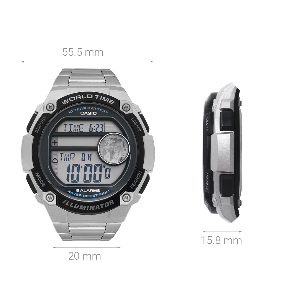 Đồng hồ Nam Casio AE-3000WD-1AVDF, chính hãng, giá rẻ, mẫu mã mới