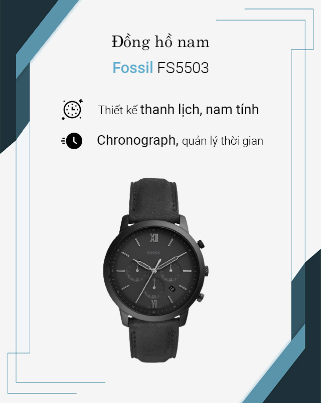 Đồng hồ Nam Fossil FS5503 giá rẻ, chính hãng