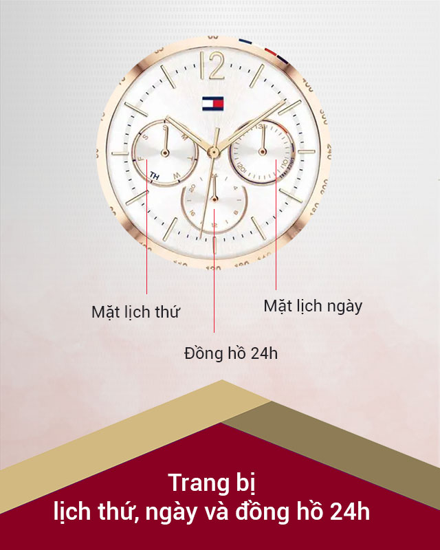 Đồng hồ Nữ Tommy Hilfiger 1782199 giá rẻ, chính hãng