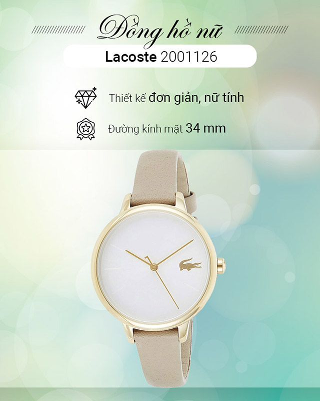 Đồng hồ Nữ Lacoste 2001126 giá rẻ, chính hãng