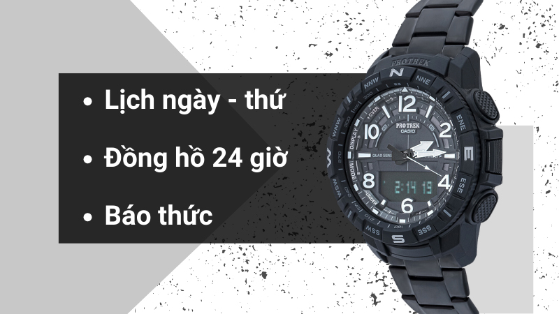 Đồng hồ CASIO PROTREK 50.8 mm Nam PRT-B50YT-1DR giá rẻ, chính hãng