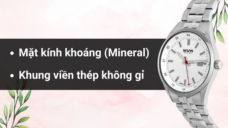 Đồng hồ MVW 40 mm Nam MS084-01 giá rẻ, chính hãng