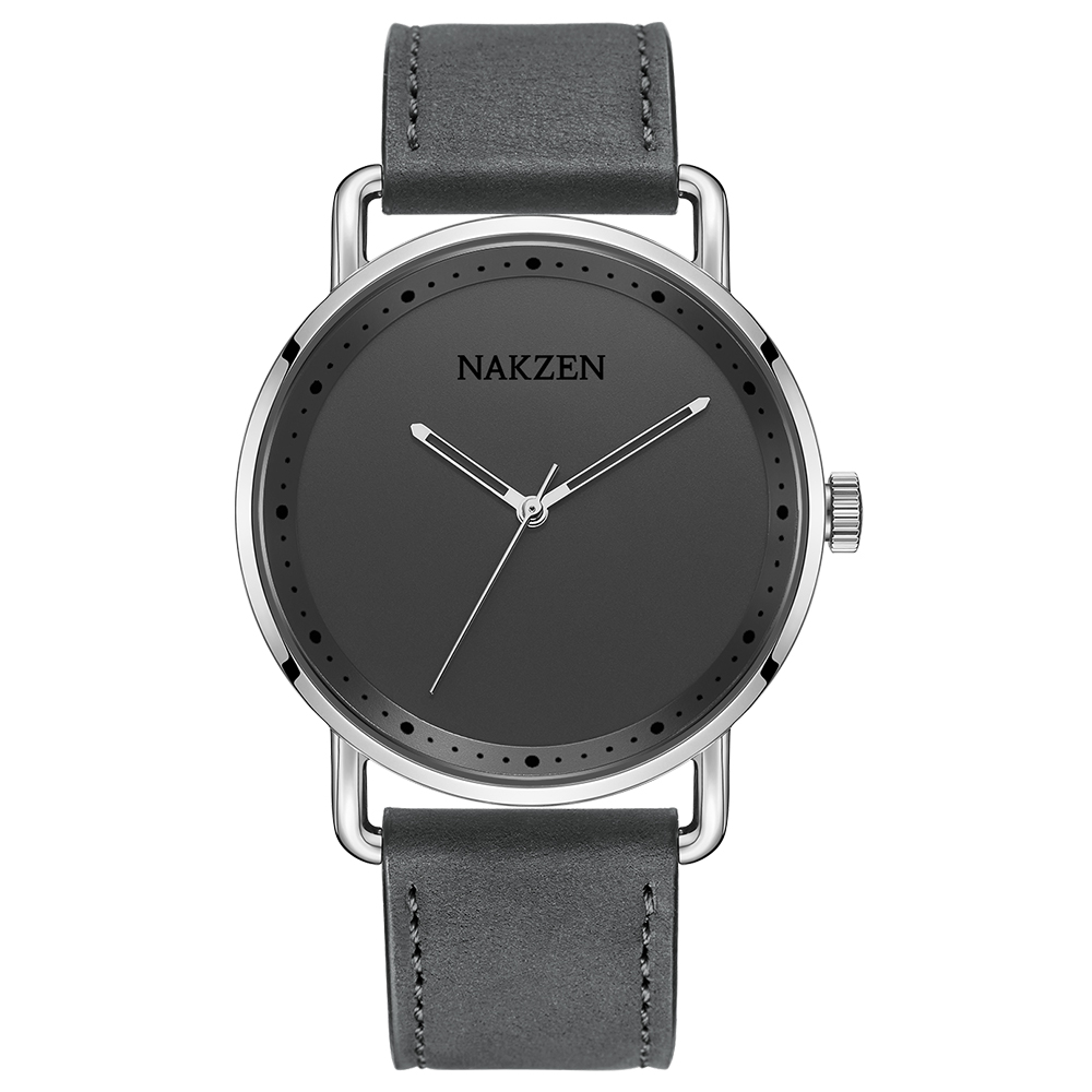 Đồng hồ Nakzen 40 mm Nam SL9470GY-6 mẫu mới, chính hãng