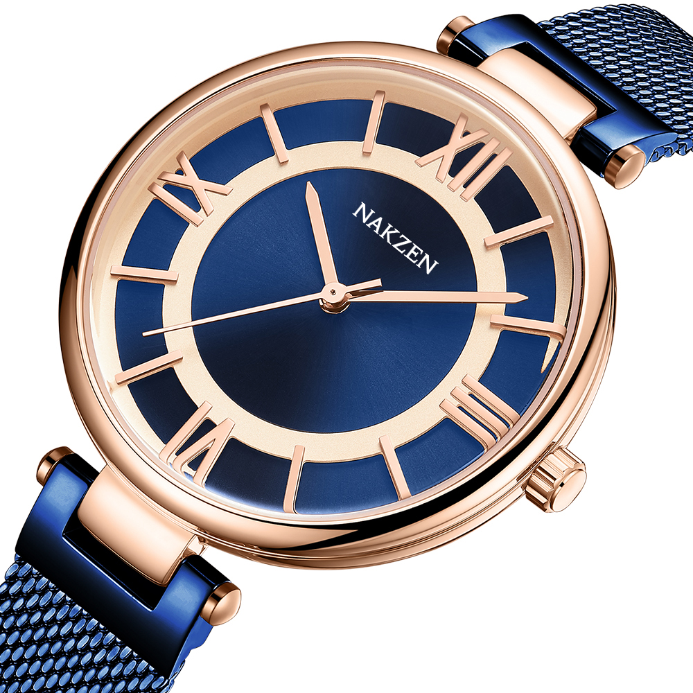 Đồng hồ Nakzen 36 mm Nữ SS8234L-2 mẫu mới, chính hãng
