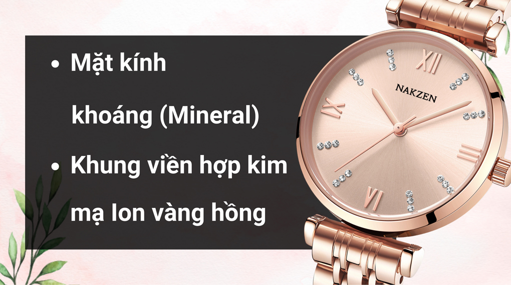 Đồng hồ Nakzen 32 mm Nữ SS8335L-4 mẫu mới, chính hãng