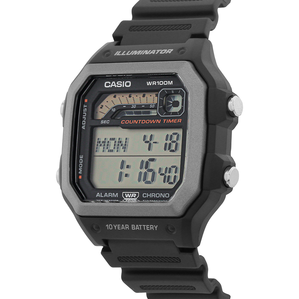Đồng hồ Casio 42.1 mm Nam WS-1600H-1AVDF - chính hãng 100%