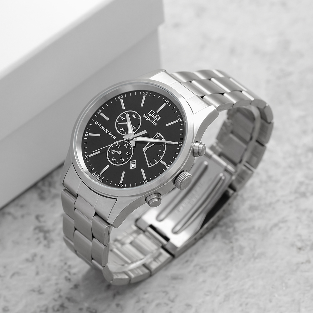 Đồng hồ Q&Q 42,5 mm Nam C24A-003VY chính hãng, giá rẻ