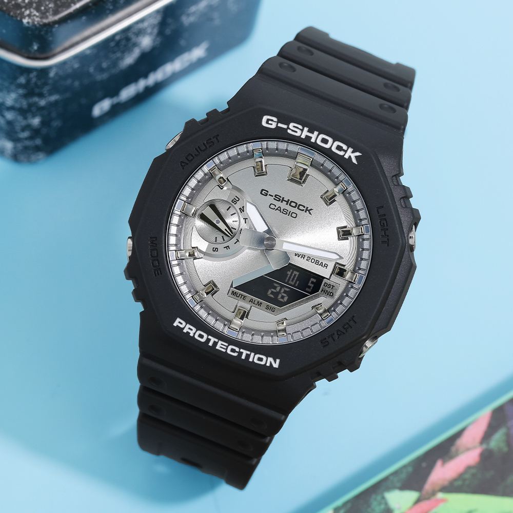 Đồng hồ G-shock 45.4 mm Nam GA-2100SB-1ADR giá rẻ, chính hãng