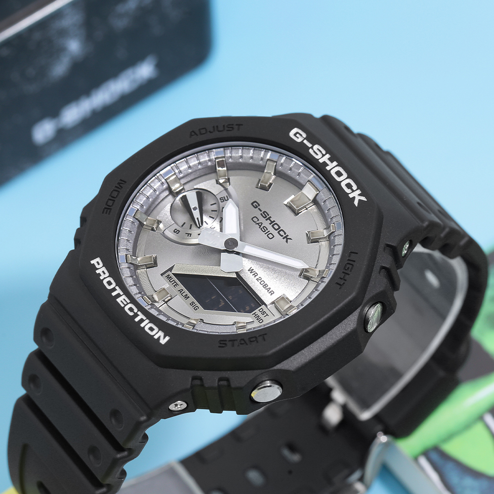 Đồng hồ G-shock 45.4 mm Nam GA-2100SB-1ADR giá rẻ, chính hãng
