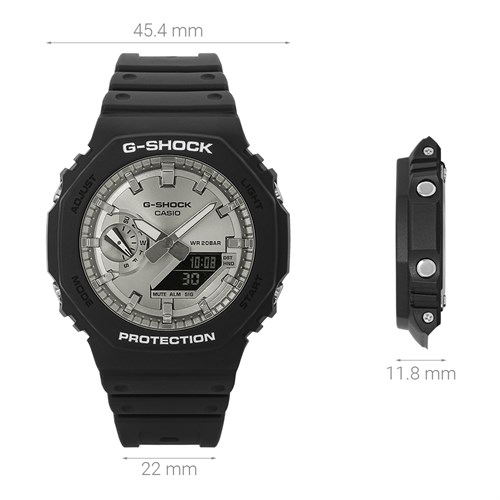 Đồng hồ G-shock 45.4 mm Nam GA-2100SB-1ADR giá rẻ, chính hãng