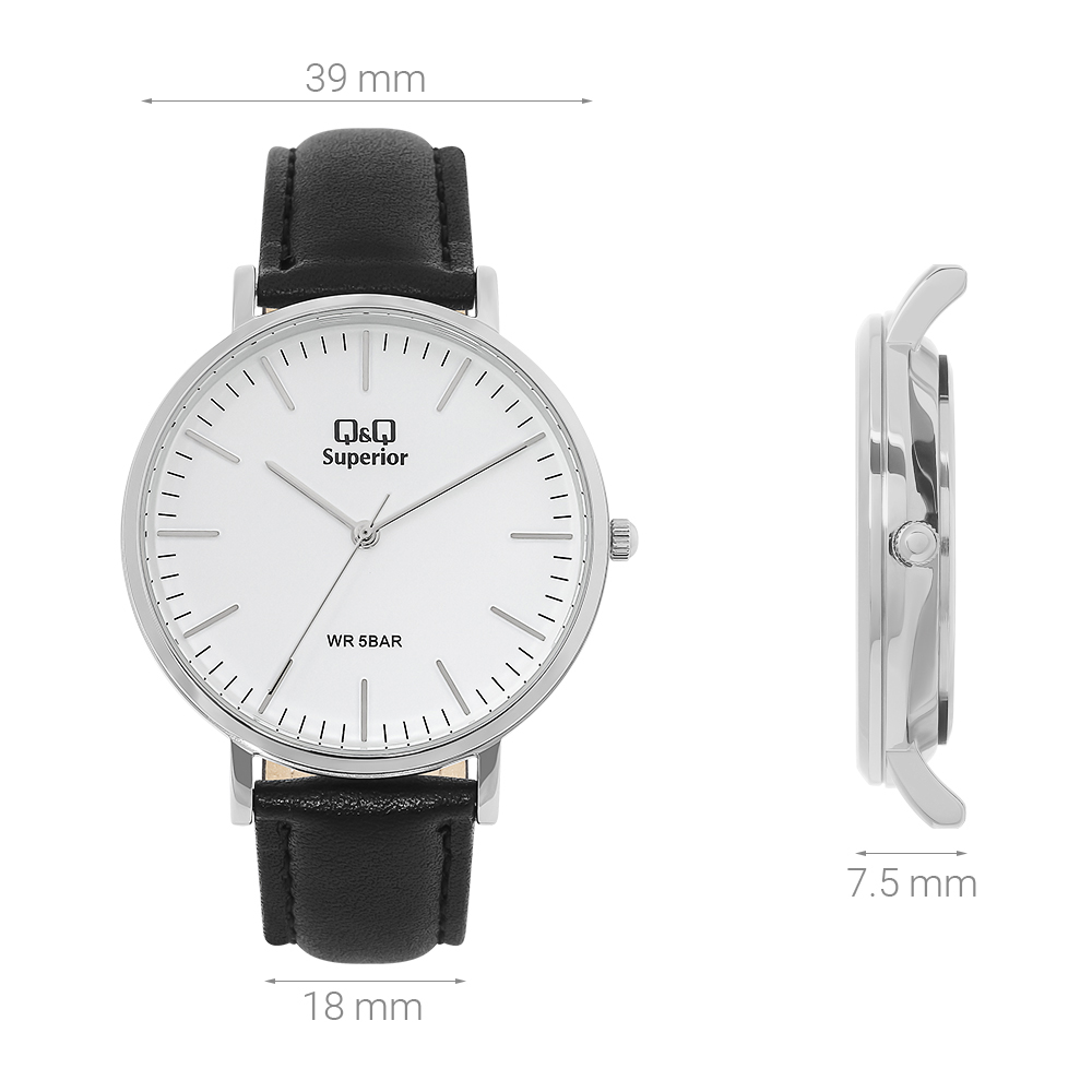 Đồng hồ Q&Q 39 mm Nam S10A-001VY giá rẻ, chính hãng
