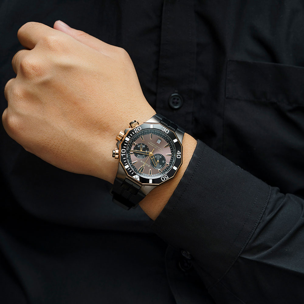 Đồng hồ Edox 10112-357GRNCA-BRNR chính hãng, giá rẻ, mẫu mã đẹp