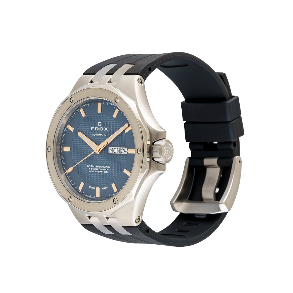 Đồng hồ Edox 88005-3CA-BUIR Nam 43 mm Delfin Thụy Sĩ