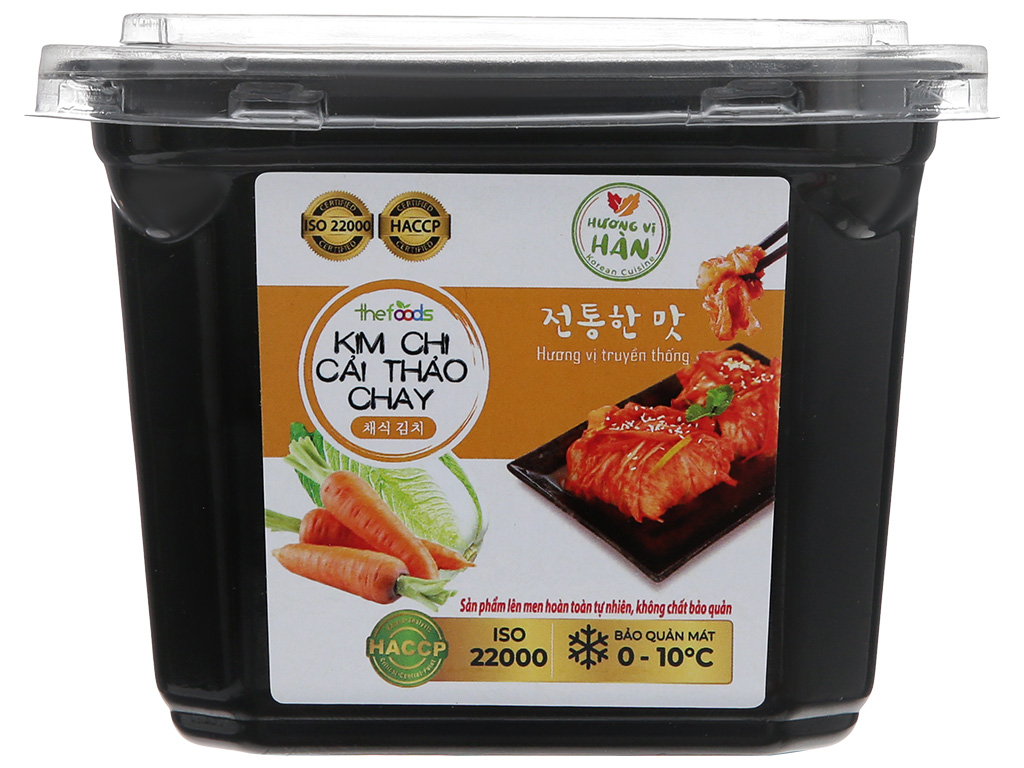 Kim chi cải thảo The Foods chay hộp 500g tại Bách hoá XANH