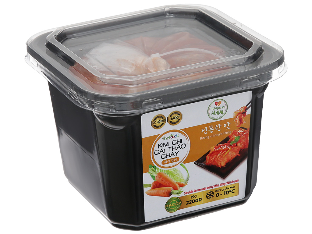 Kim chi cải thảo The Foods chay hộp 500g tại Bách hoá XANH