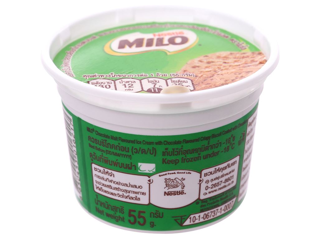 Kem Milo lúa mạch Nestle hủ 55g giá tốt tại Bách hoá XANH