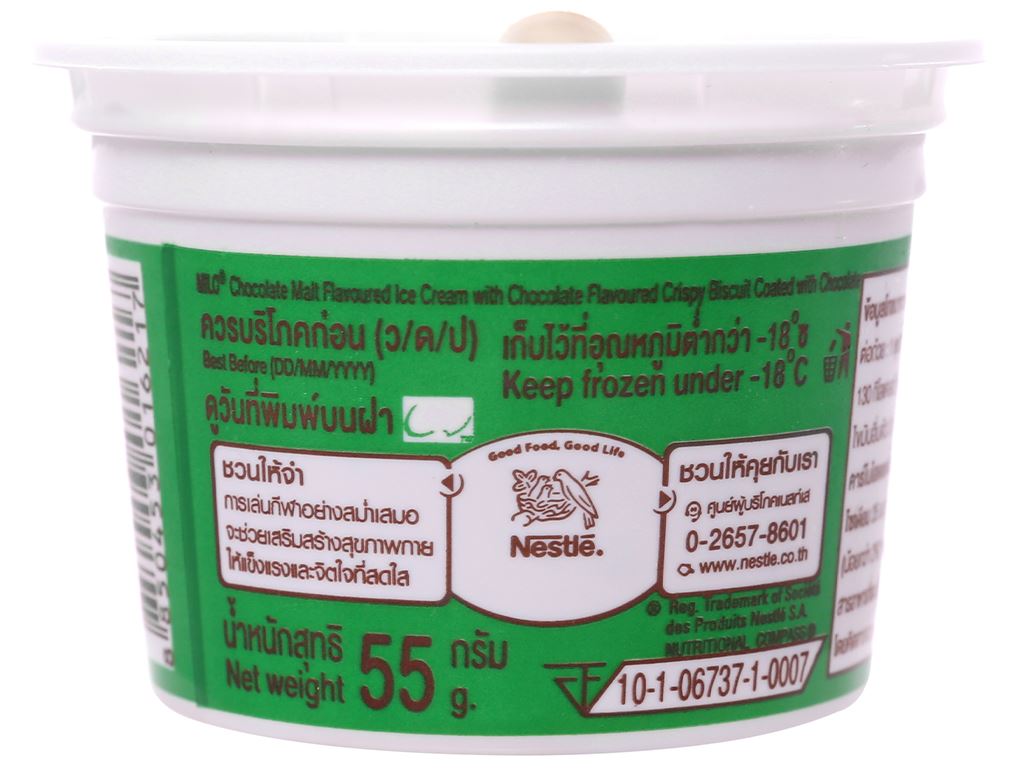 Kem Milo lúa mạch Nestle hủ 55g giá tốt tại Bách hoá XANH