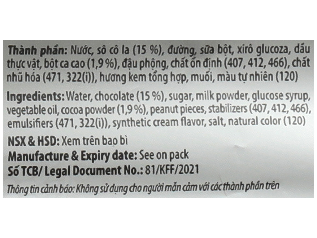 Kem que Merino cacao sôcôla 68g giá tốt tại Bách hoá XANH