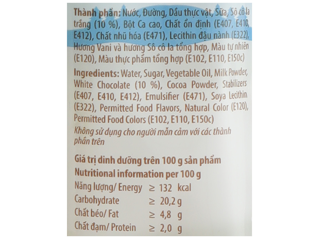 Kem que Merino milky chocolate 64g giá tốt tại Bách hoá XANH
