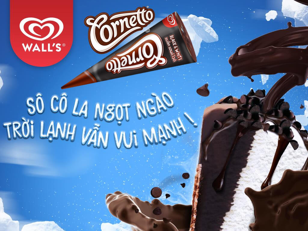 Kem cây Cornetto socola vani 66g giá tốt tại Bách hoá XANH