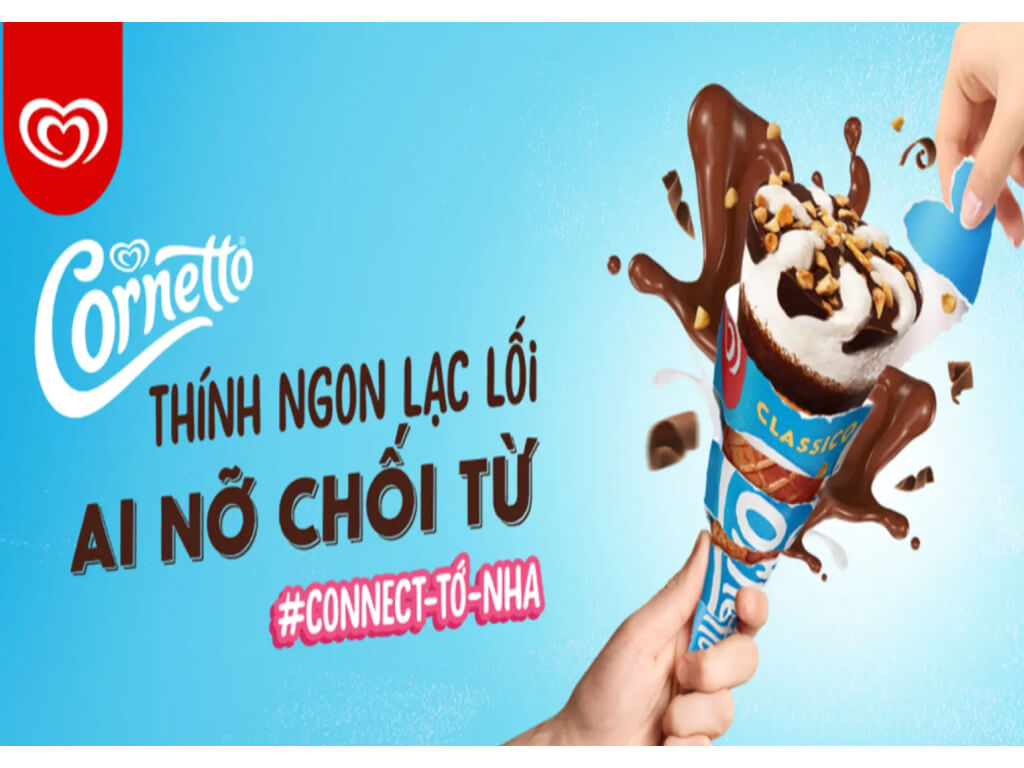 Kem cây Cornetto vani socola 66g giá tốt tại Bách hoá XANH