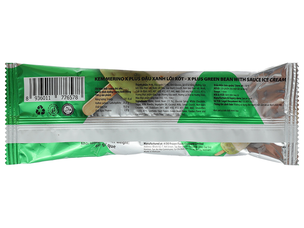 Kem que Merino X Plus đậu xanh 60g giá tốt tại Bách hoá XANH