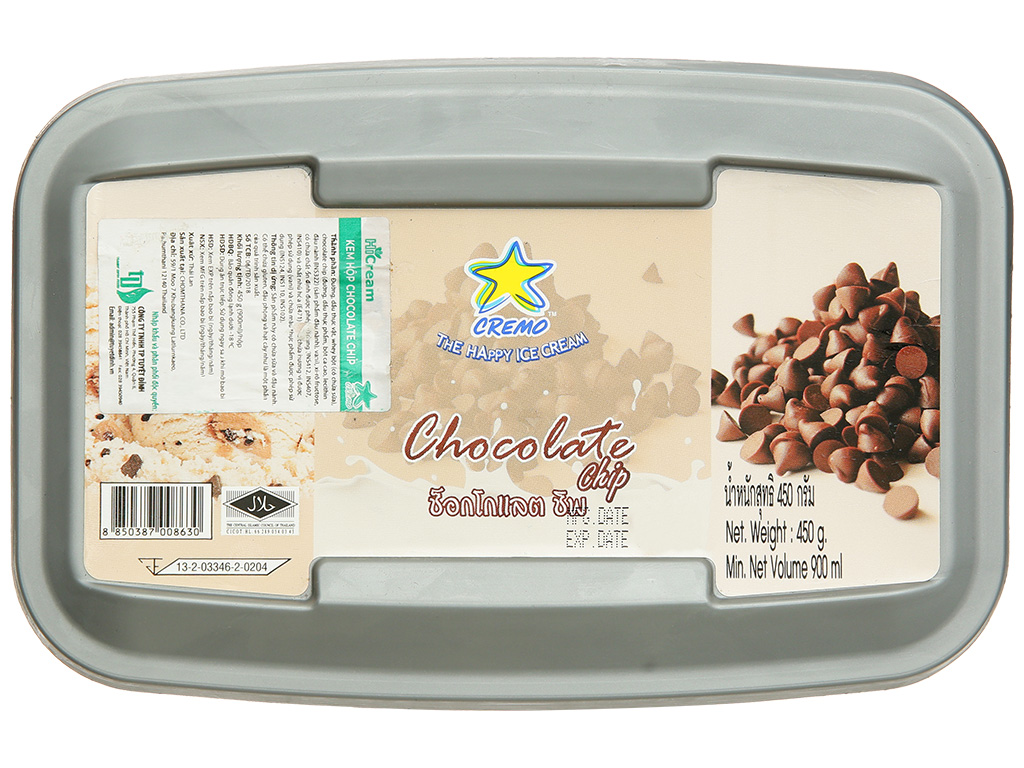 Kem chocolate chip Cremo hộp 450g giá tốt tại Bách hoá XANH