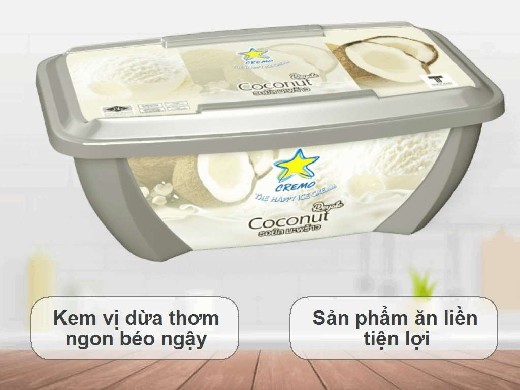 Kem dừa coconut Cremo hộp 450g giá tốt tại Bách hoá XANH