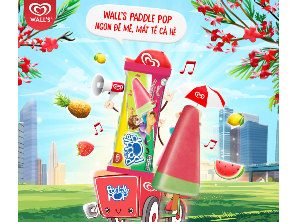 Kem que Paddle Pop dưa hấu 62g giá tốt tại Bách hoá XANH
