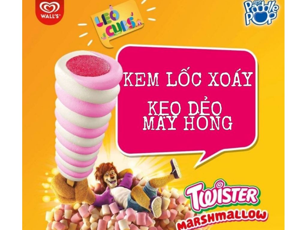 Kem Paddle Pop lốc mây hồng 48g giá tốt tại Bách hoá XANH