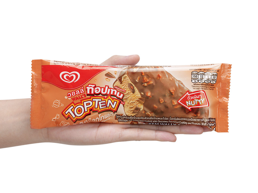 Kem que Topten Socola Wall's 55g giá tốt tại Bách hoá XANH