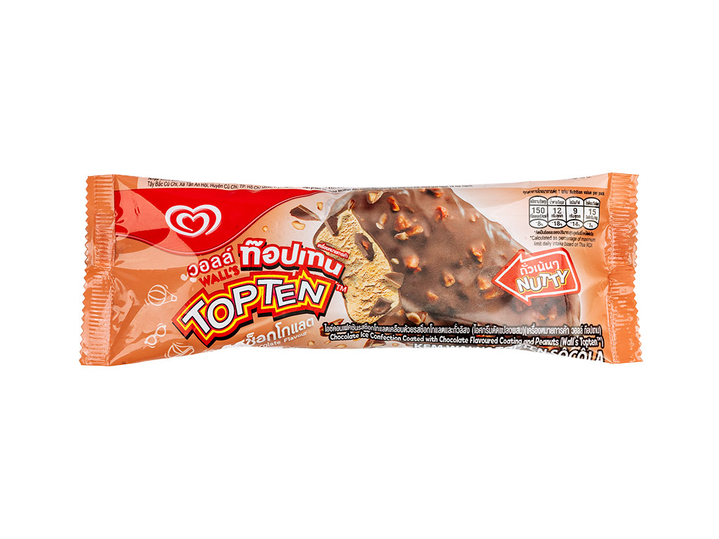 Kem que Topten Socola Wall's 55g giá tốt tại Bách hoá XANH