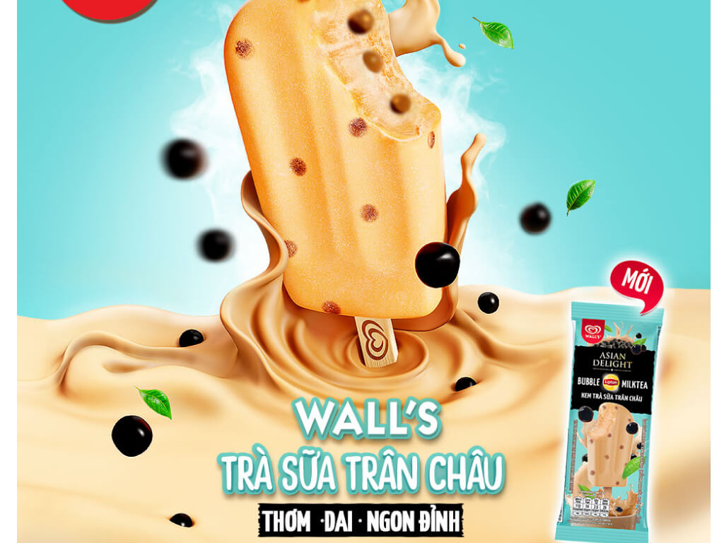 Kem Wall's trà sữa trân châu 63g giá tốt tại Bách hoá XANH