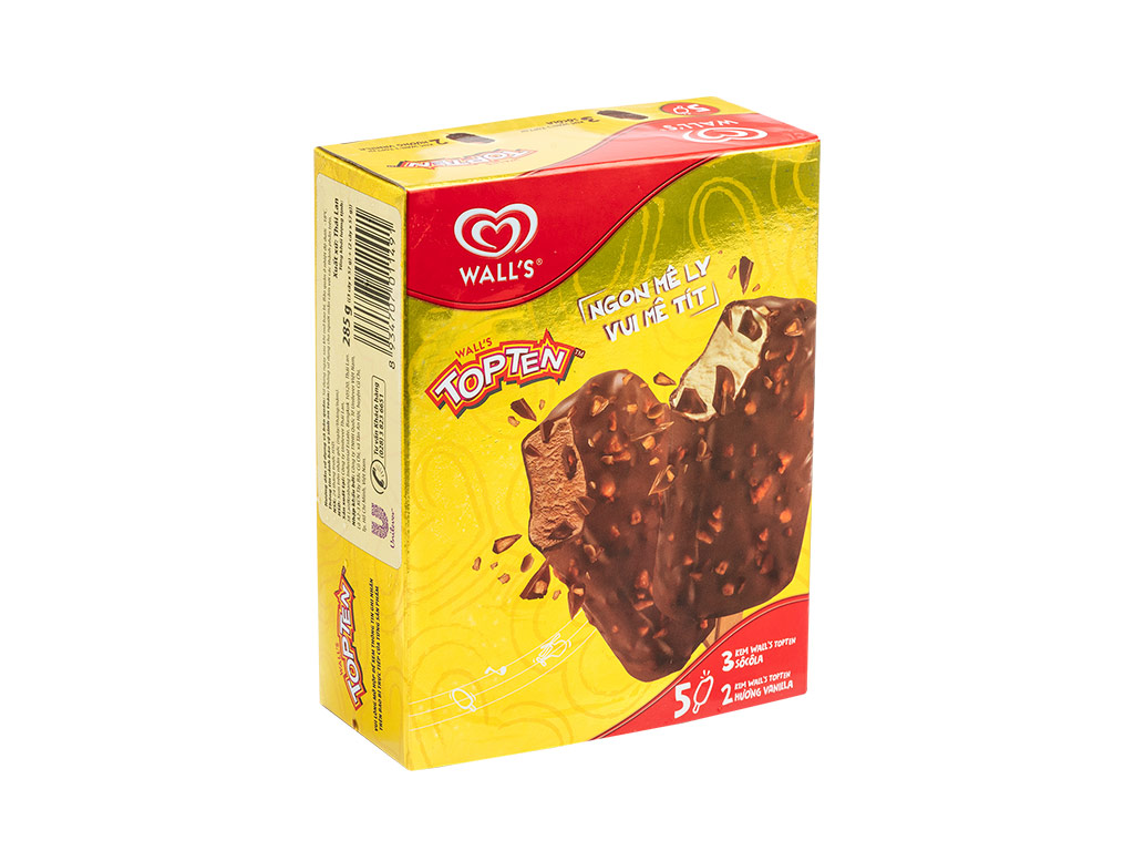 Kem que vani socola Wall's Topten 285g tại Bách hoá XANH