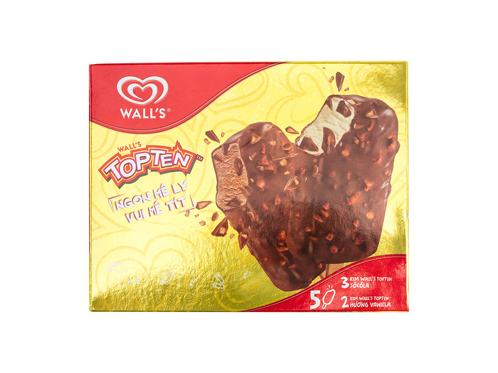 Kem que vani socola Wall's Topten 285g tại Bách hoá XANH