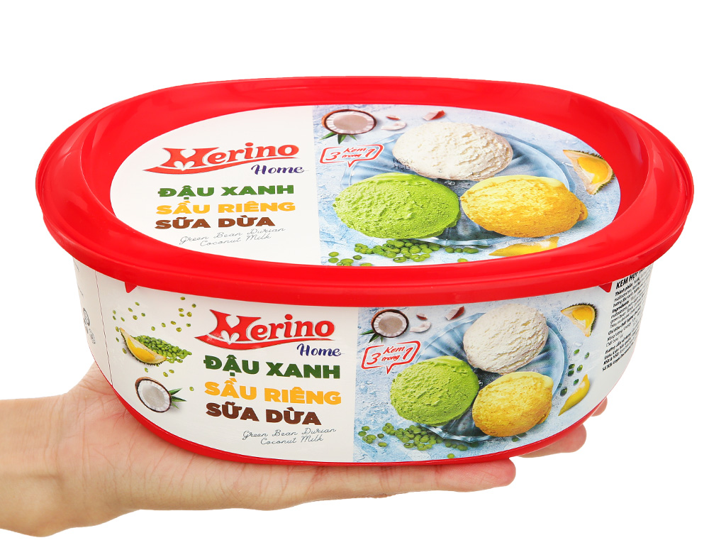 Kem đậu xanh sầu riêng sữa dừa Merino 465g Bách hoá XANH